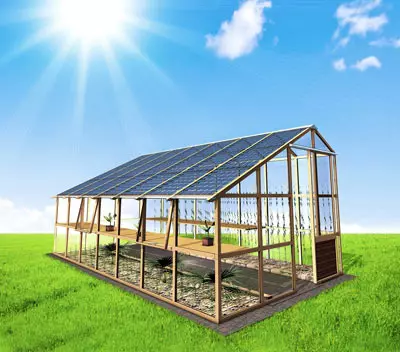 Solární panely pro skleníky - dokonalá kombinace nekompatibilních technologií