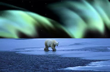 Sciencistoj boras arktan glacion por eltrovi la rapidecon de fandado