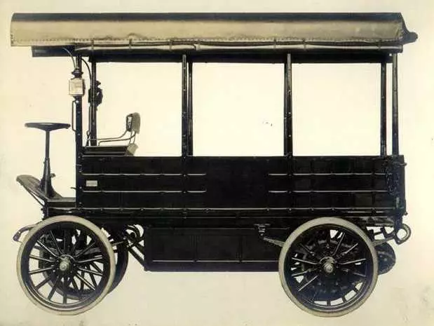 Электрычны аўтобус Studebaker, 1902 год