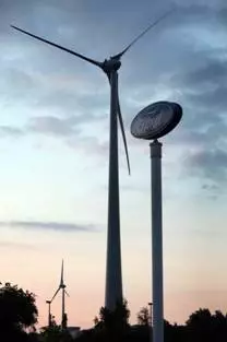 Windturbines by Ford Plants