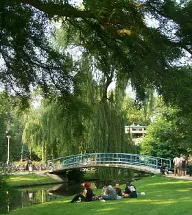 Vondelpark. Amsterdam - die grünste Stadt