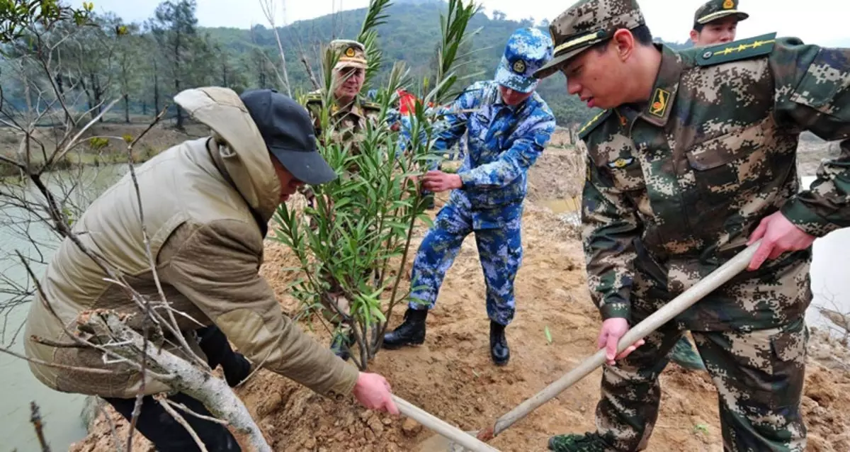 60.000 soldats xinesos plantaran arbres per combatre la contaminació atmosfèrica