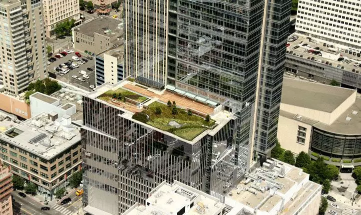 녹색 워싱턴 시애틀, 미국에서 상호 지붕
