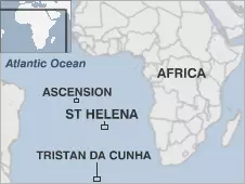 Ascensione - una delle tante isole vulcaniche nel sud Atlantico