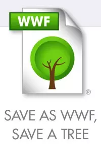 I-save sa format ng WWF - I-save ang Tree.