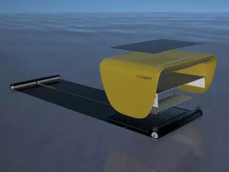 Seaswarm - შეგროვება ნავთობის რობოტი ერთად წყლის ზედაპირზე