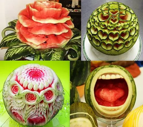 Vattenmelon carving