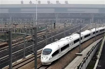 Didelio greičio traukinys Kinijoje