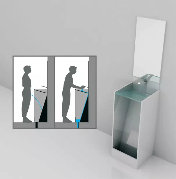 Urinal and washbasin - two in one