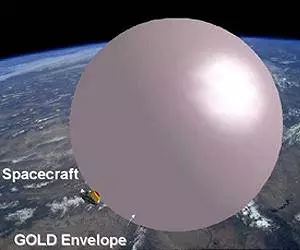 Guldballong landar utrymme sopor