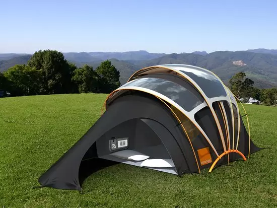 Сонечная палатка днём. Solar Tent