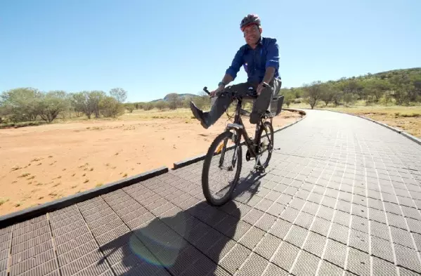 プリンタカートリッジからの自転車の経路