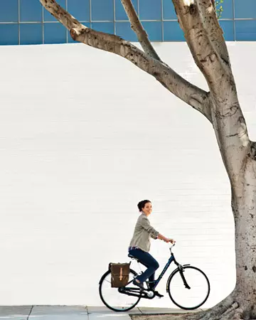 "Door te fietsen om te werken" - 21 mei. New York.