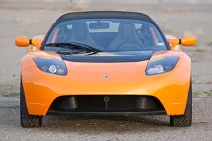 Tesla-Roadster - មុខ