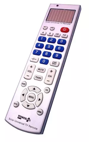 Remote control pada baterai surya