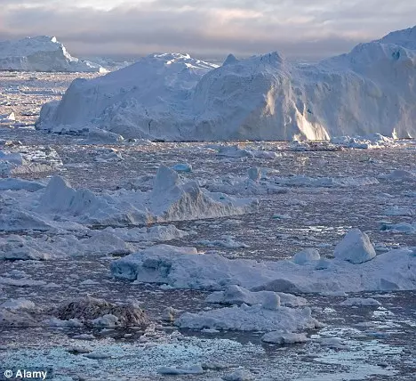 Arktische Winde sind schuldig von dem Schmelzen von Eis und nicht der globalen Erwärmung