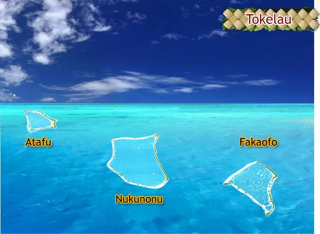 Zonne-energiecentrale verspreidt zich op drie atolls die deel uitmaken van Tokelau - Fakofo, Nukunor en ATAF