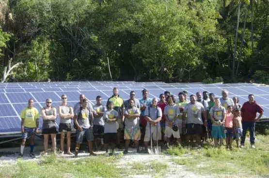 Sinds september 2012 zal een kleine staat (10 vierkante kilometer) hele schakelaar naar zonne-energie