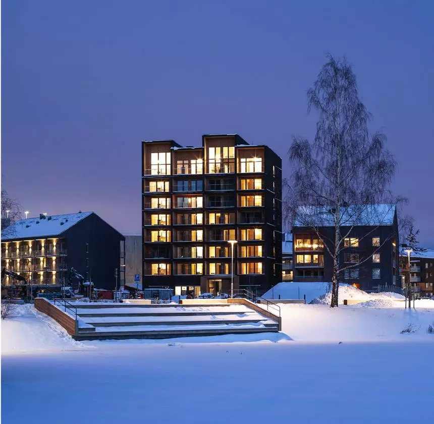 It heechste houten gebou yn Sweden