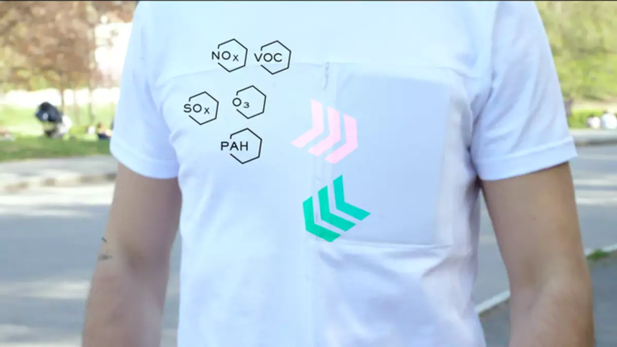 T-skjorte som renser luft