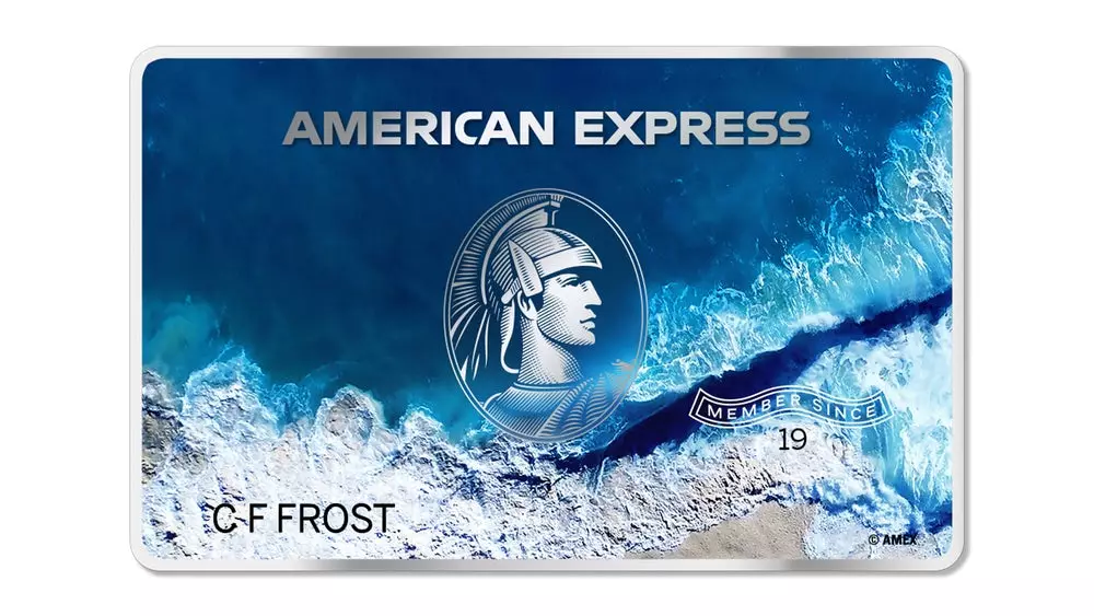 American Express ຈະຜະລິດບັດຈາກສະຕິກເກີມະຫາສະຫມຸດ